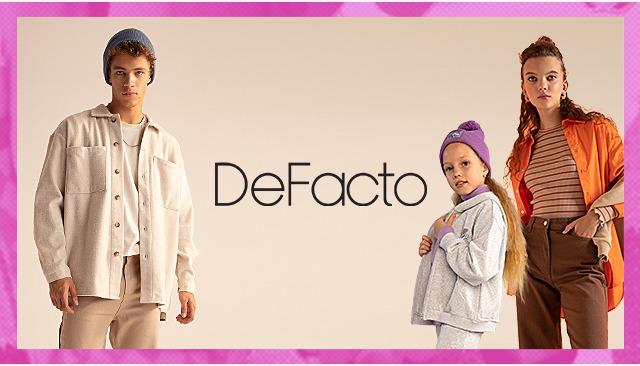 DeFacto Coupon: DeFacto Discounts up to 70% + 10% OFF